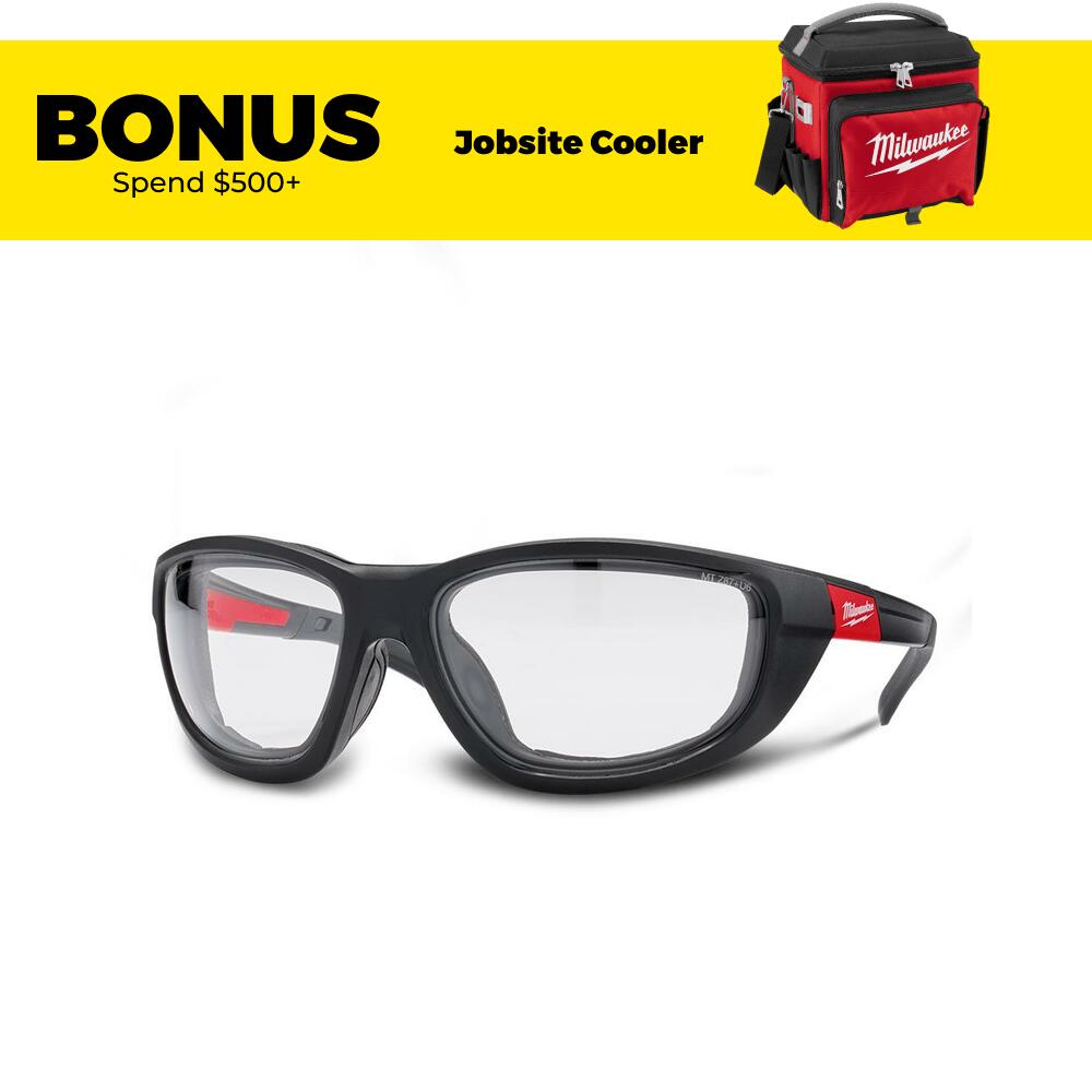 Milwaukee 48732940 High Performance Safety Glasses with Clear Lens