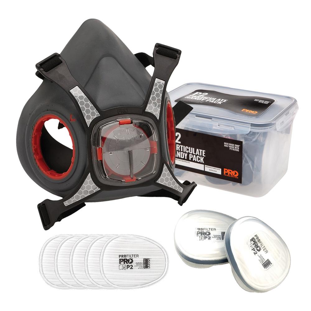 Pro Choice HMP2-HP Maxi Mask 2000 Half Face Respirator Particulate ...