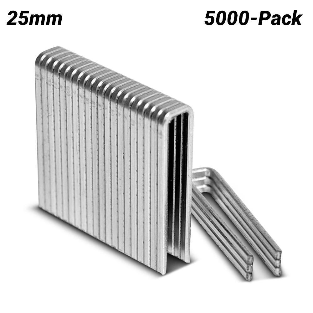 Air BPD S6025 5000-Pack 25mm 18Ga 90 Series Galvanised Wire Staples
