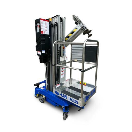 Up-Lift UG35 AC 12.3m 230V Sliding Rail Man Lifts