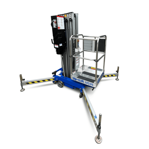 Up-Lift UG35 AC 12.3m 230V Sliding Rail Man Lifts