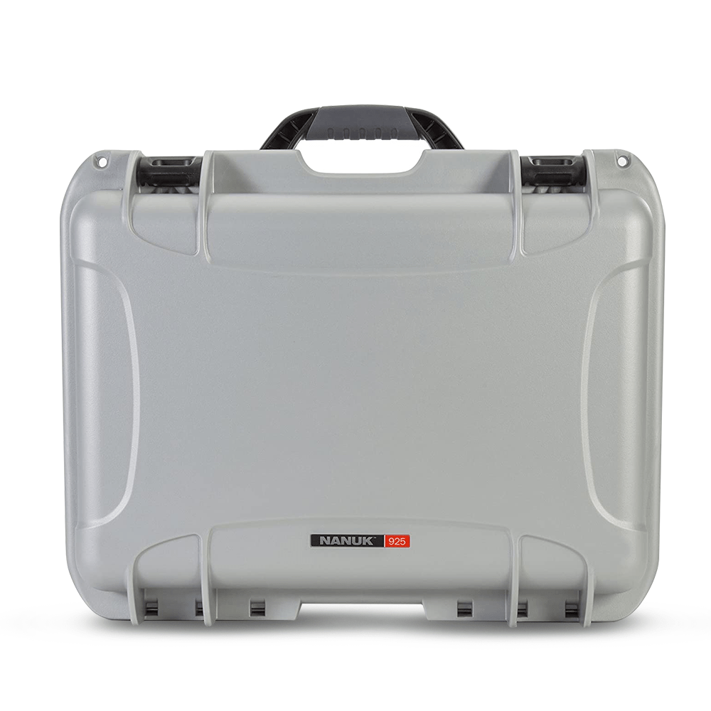 NANUK 925-1005 Silver Protective Waterproof Hard Case with Foam Insert