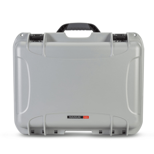 NANUK 925-1005 Silver Protective Waterproof Hard Case with Foam Insert