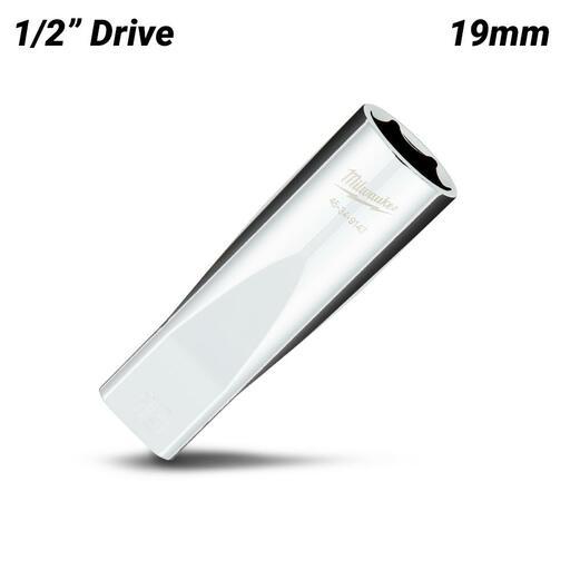 Milwaukee 45349143 1/2" Drive 19mm Metric 6 Point Deep Socket