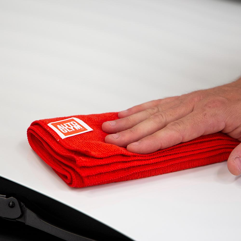 Autoglym AUAAUHTIMR Red Hi-Tech Finishing Microfibre Cloth