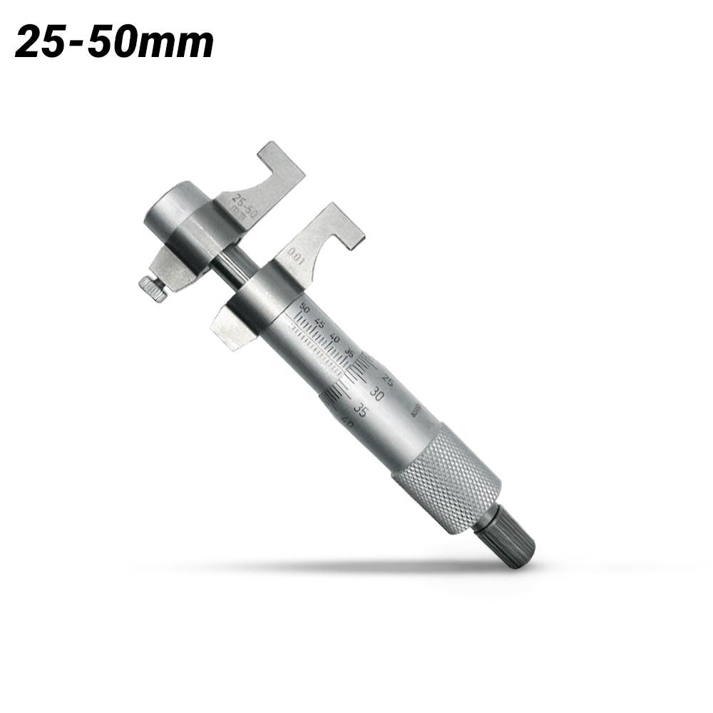 Accud AC-351-002-01 25-50mm (1-2") Inside Micrometer With Setting Ring