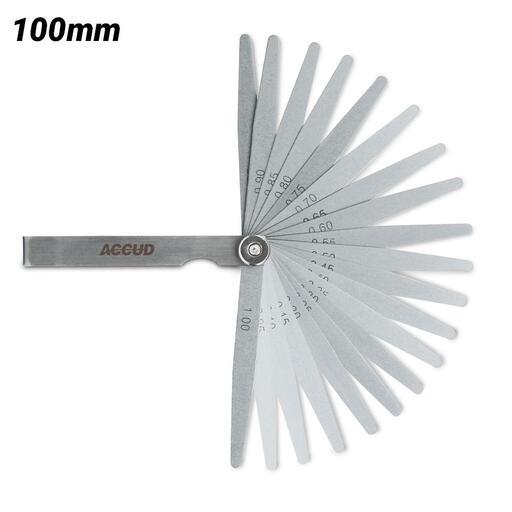 Accud AC-912-100-32 100mm (4") 32 Leave Feeler Gauge Set