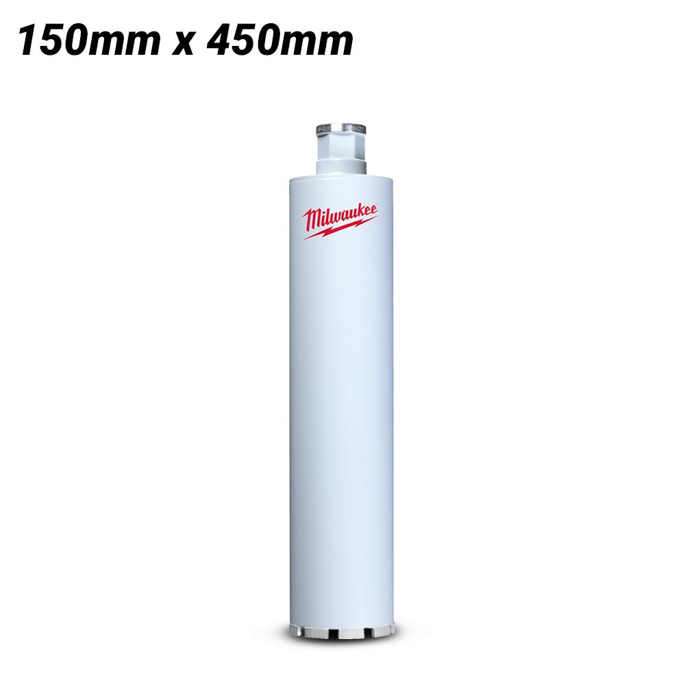 Milwaukee 4932472199 150mm x 450mm 1-1/4" UNC MX FUEL Wet Diamond Core ...