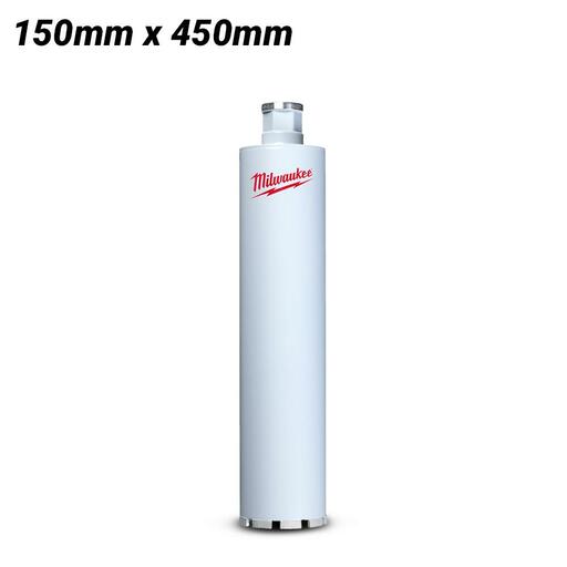 Milwaukee 4932472199 150mm x 450mm 1-1/4" UNC MX FUEL Wet Diamond Core ...