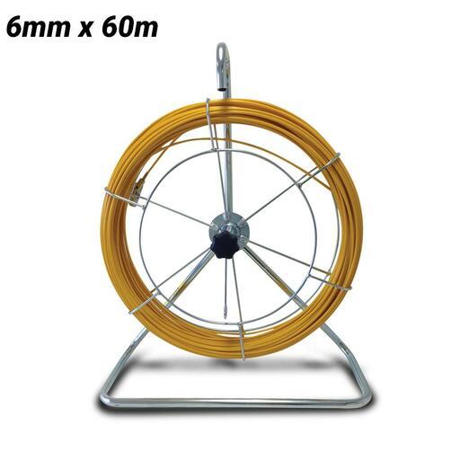 Cabac MSS-6TR-60 6mm x 60m Inspection Reel Trace-Rod and Frame