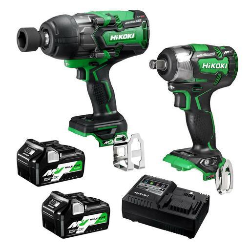 HiKOKI WR36DA(H4Z) 36V Li-Ion Cordless Brushless MultiVolt IP56 19mm (3/4") Impact Wrench - Skin ...
