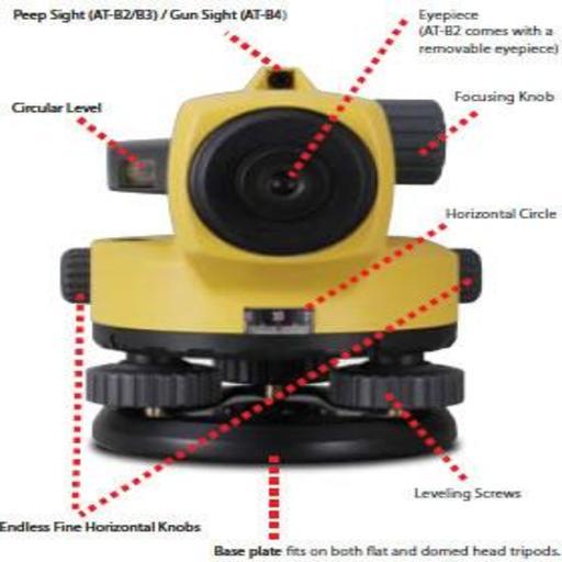 Topcon AT-B2 (2110220B0) Automatic 32x Magnification Dumpy Level