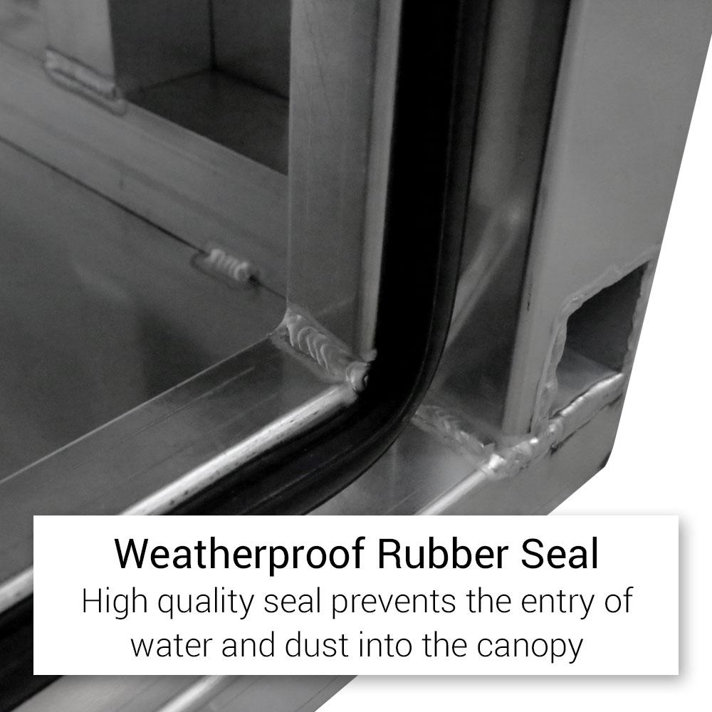 Daytona D18FC3 1800mm x 1800mm x 860mm 3 Door 2.5mm Aluminium Flat ...