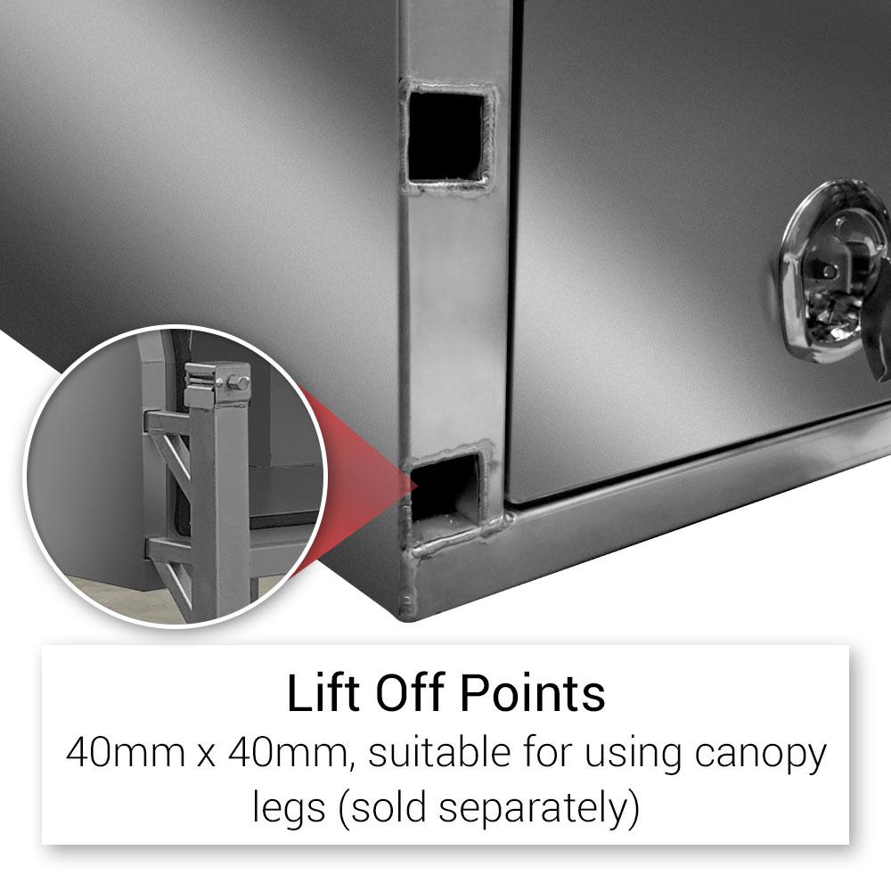 Daytona D18FC2 1800mm x 1800mm x 860mm 2 Door 2.5mm Aluminium Flat ...