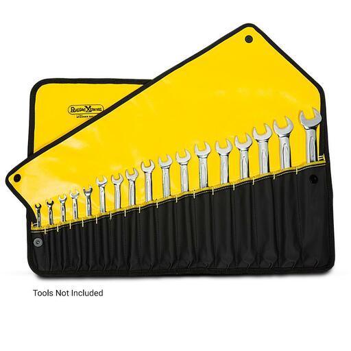 Rugged Xtremes RX03B612YE 17 Pocket Laminated PVC Spanner Roll