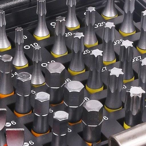 Xtorque XTCT71 71pce Torsion Driver Magnetic Bit Set