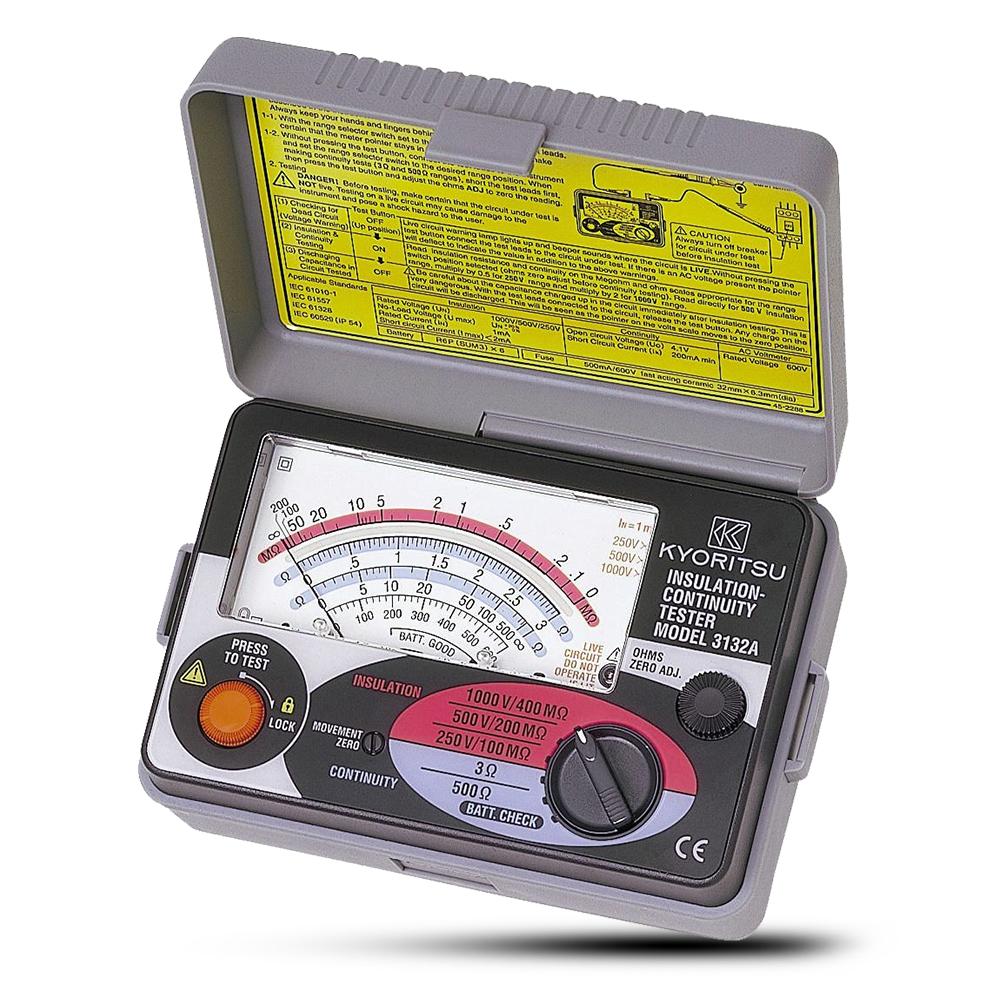 Kyoristu 3132A 1000V Insulation & Continuity Tester