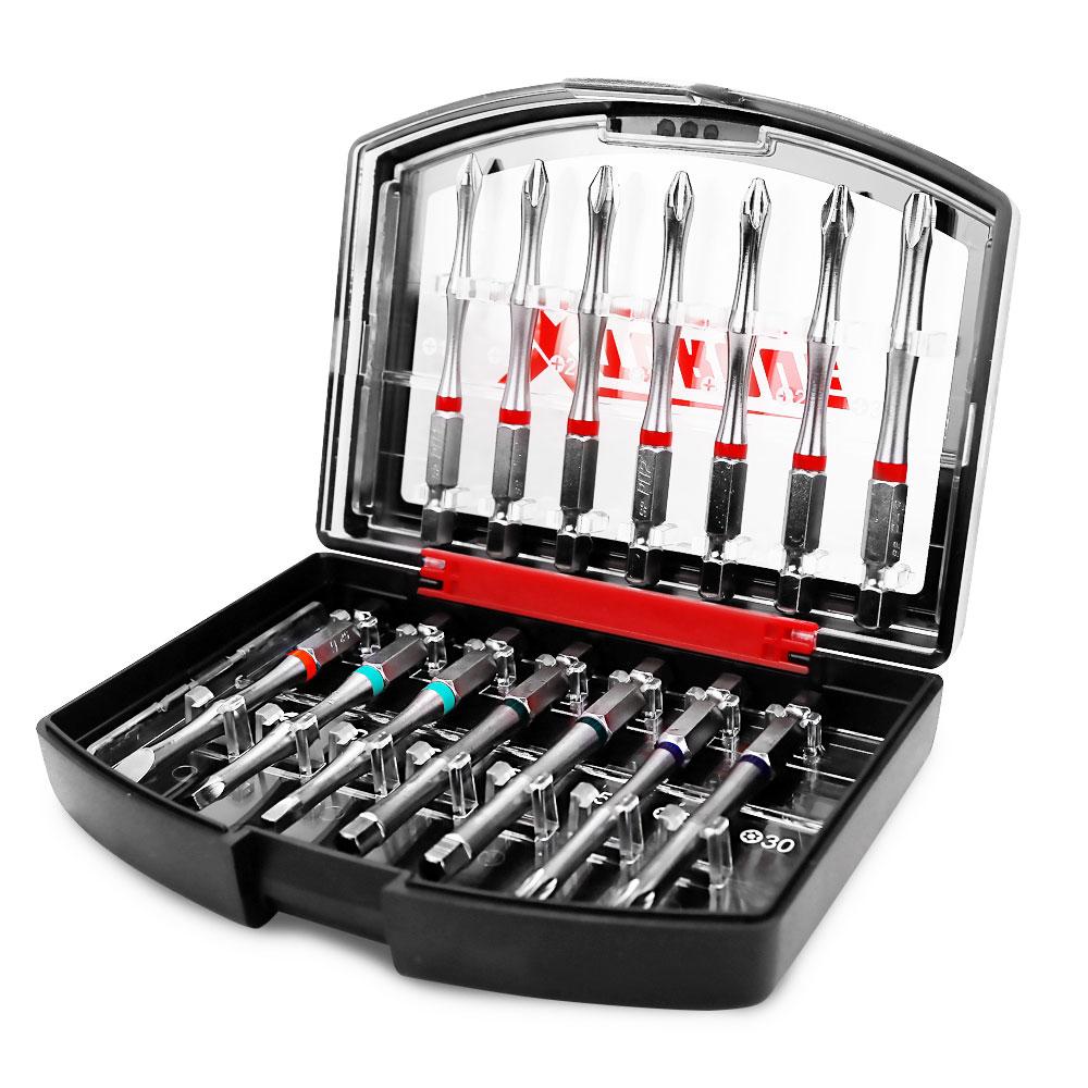 Xtorque XTCT14 14pce Torsion Driver Magnetic Bit set