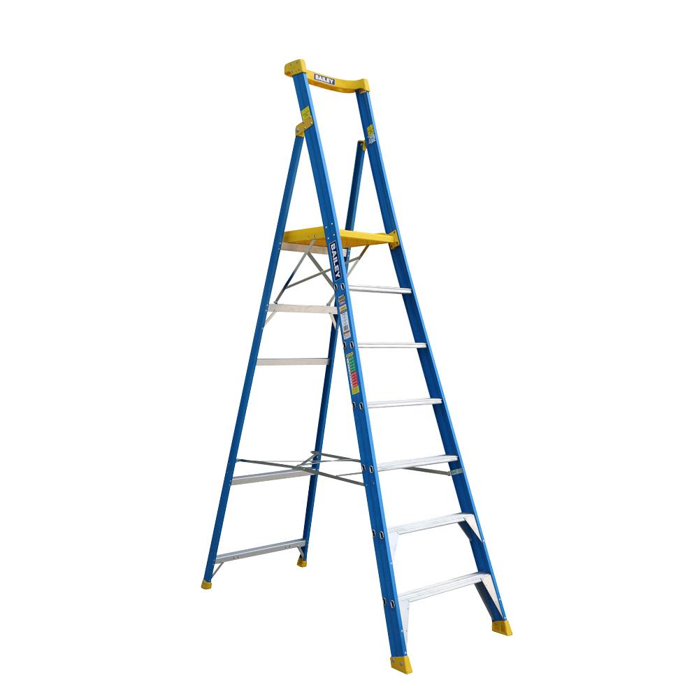 Bailey FS13951 2.27m 170kg Pro FG PFS8 Punchlock Platform Stepladder