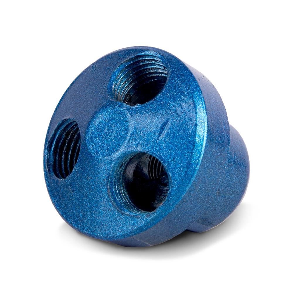 Sti RSM3 Pneumatic 1/4" BSPT Female 3 Way Splitter Coupler Air Tool Fitting