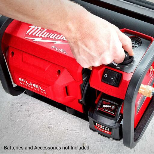Milwaukee M18FAC-0 18V Li-ion Cordless FUEL 7.6L 90PSI Air Compressor ...