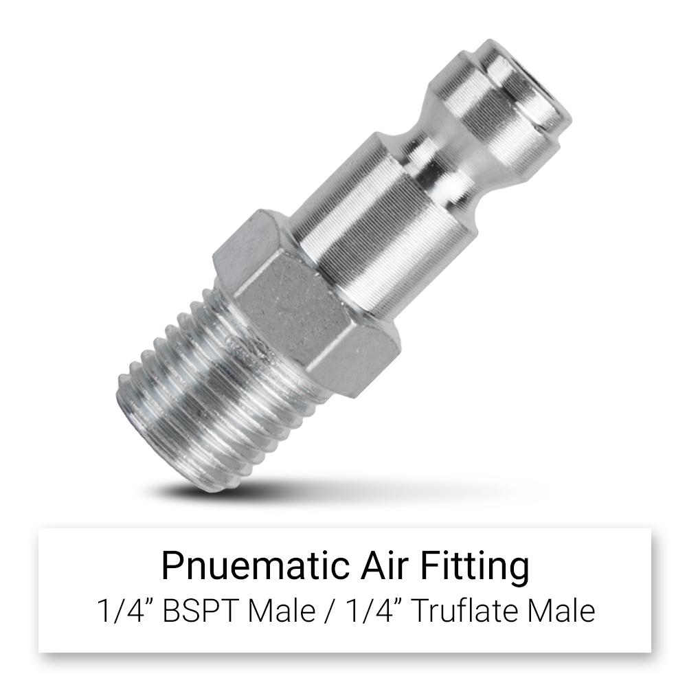 Chicago Air CAT14MP 1/4" BSPT Fitting Truflate Style Male Plug
