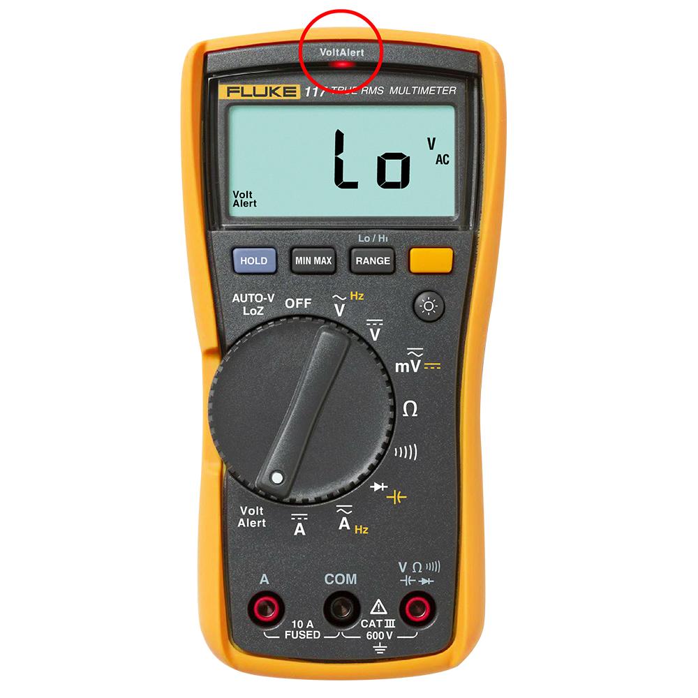 Fluke FLUKE-117/APAC (5294292) 600V Electricians Multimeter with Non ...