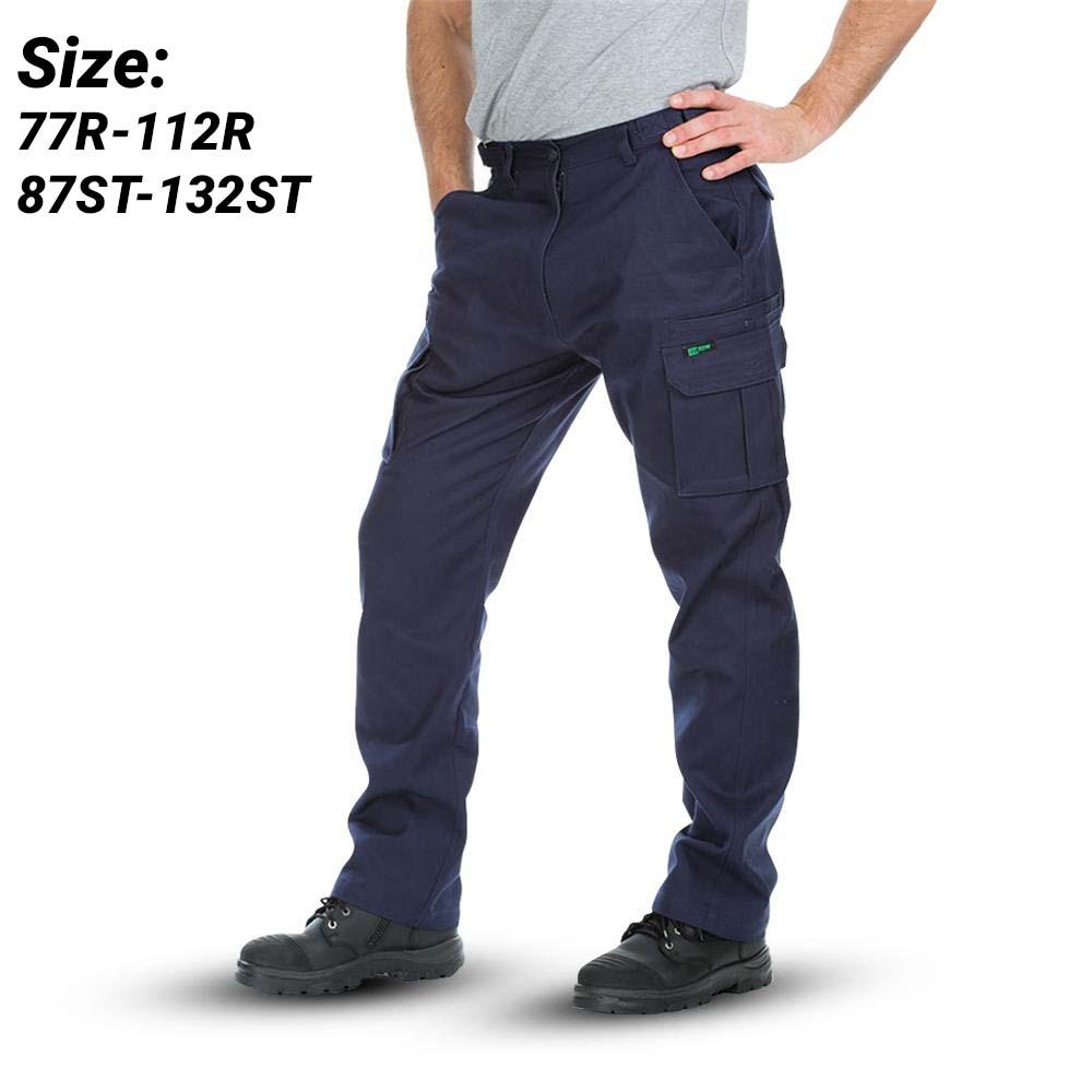 Workit Workwear 1003N Cotton Drill Regular Weight Multi Pocket Cargo Pants