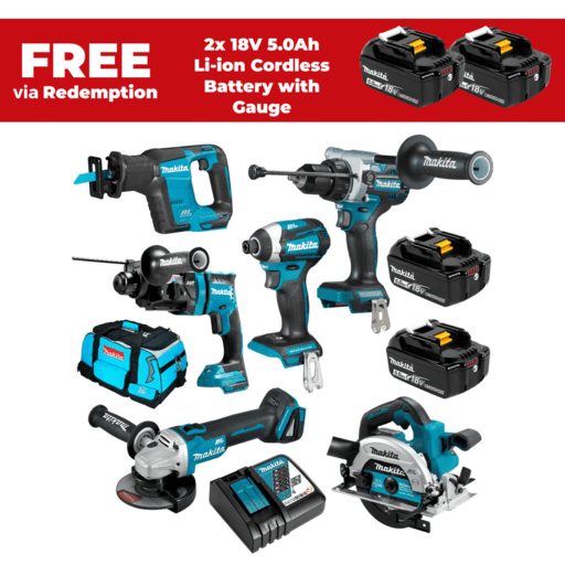 Makita 18V LXT 6pce Combo Kits | Makita 18 V Lxt Combo Kits | Sydney Tools