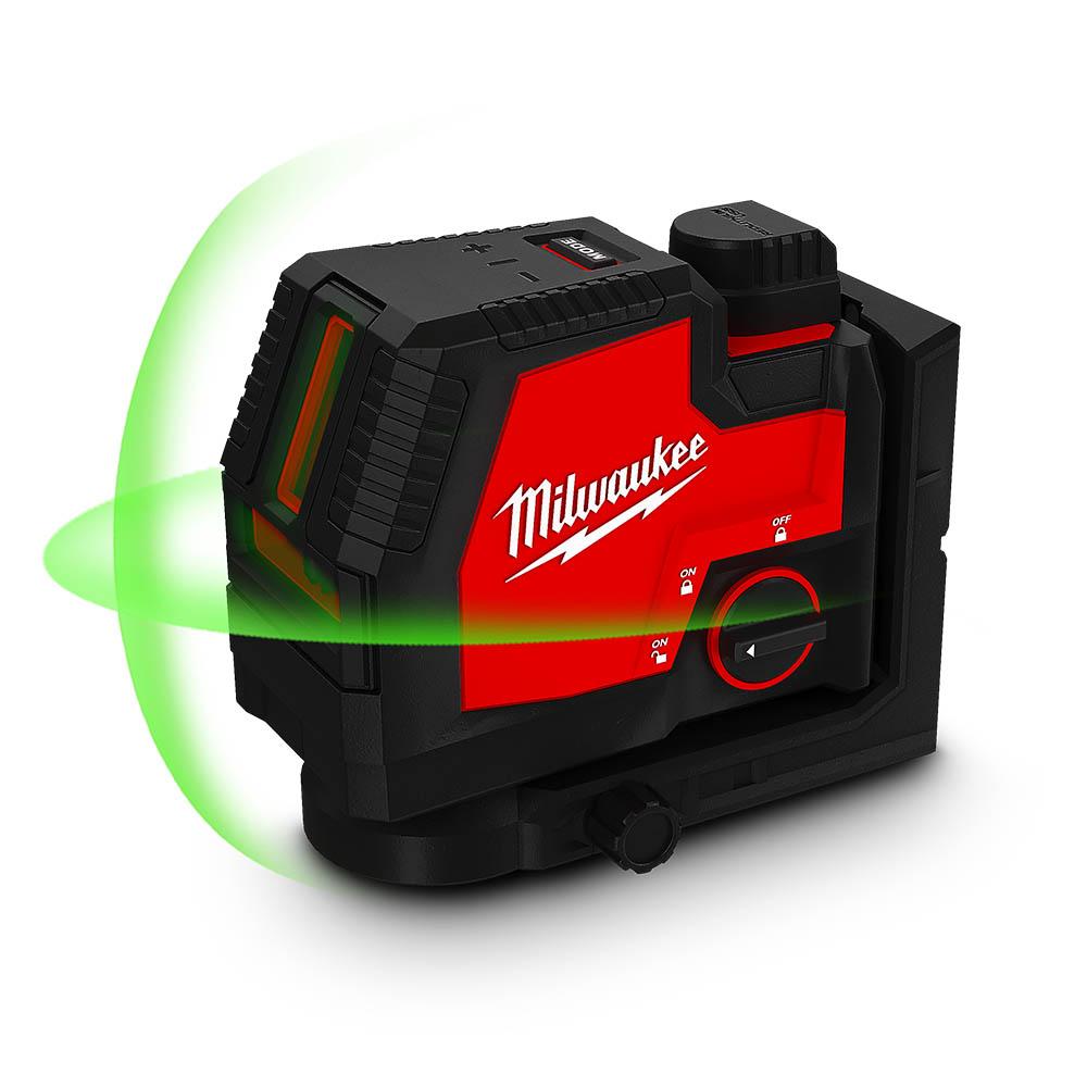 Milwaukee L4CLL-301C 3.0Ah REDLITHIUM USB Rechargeable 50m Green Beam ...