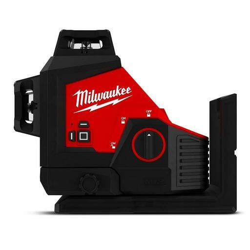 Milwaukee M123PLA401C 12V 4.0Ah Li-ion Cordless Green Beam 3 Plane Laser Combo Kit