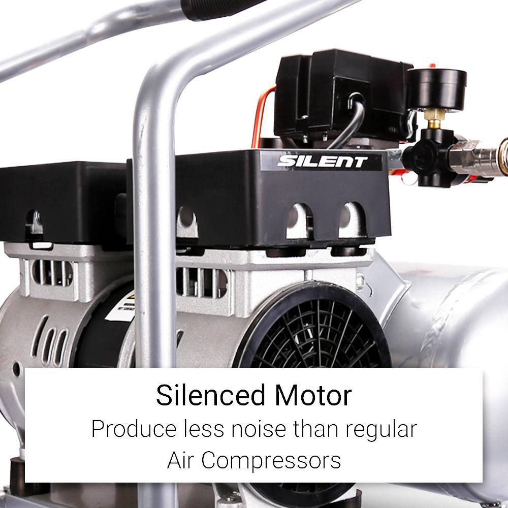 Chicago Air HUSH4 4L Silenced Aluminium Air Compressor