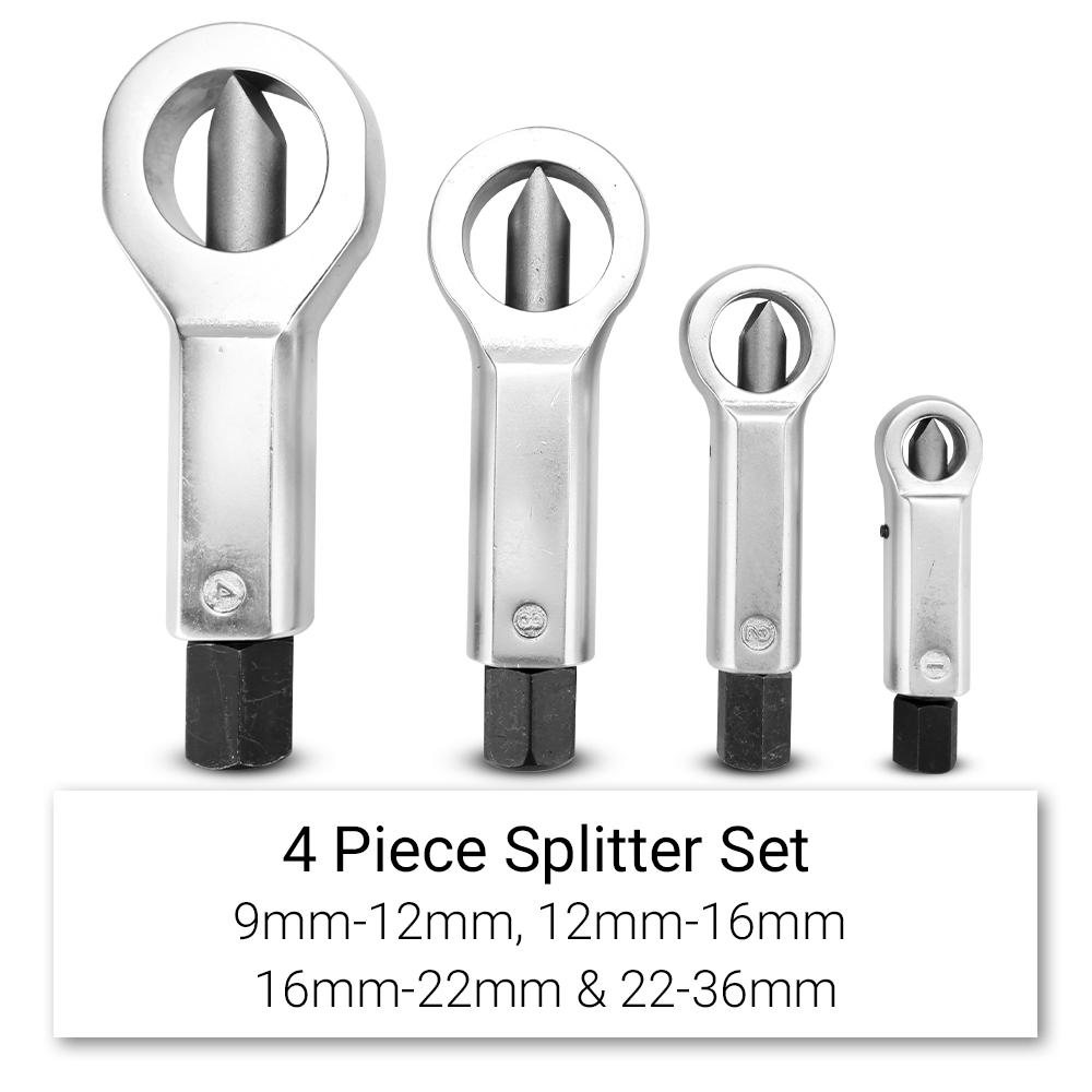 Daytona D4NSCK 4pce Nut Splitter Cracker Set