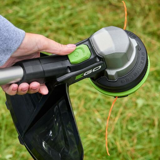 EGO ST1401E-ST Power+ 56V 2.5Ah 350mm Brushless Powerload Line Trimmer With Aluminium Telescopic ...