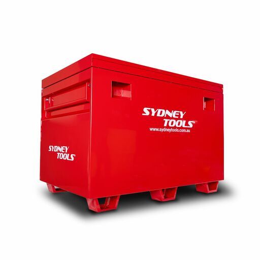 Sydney Tools BR850 1219 x 762 x 850mm Red Steel Site Box