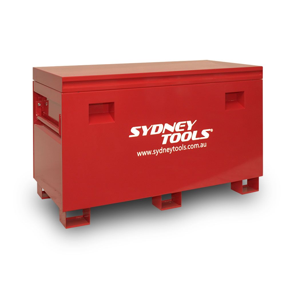 Sydney Tools BR850 1219 x 762 x 850mm Red Steel Site Box