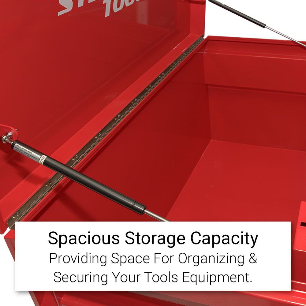 Sydney Tools B700R 1219 x 610 x 700mm Red Steel Site Box