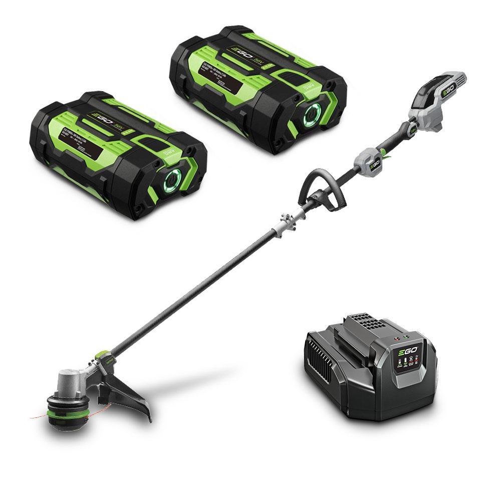 EGO ST1521E-B 56V 2.5Ah Lithium-Ion Cordless Brushless Power+ 380mm Powerload with Carbon Fibre ...