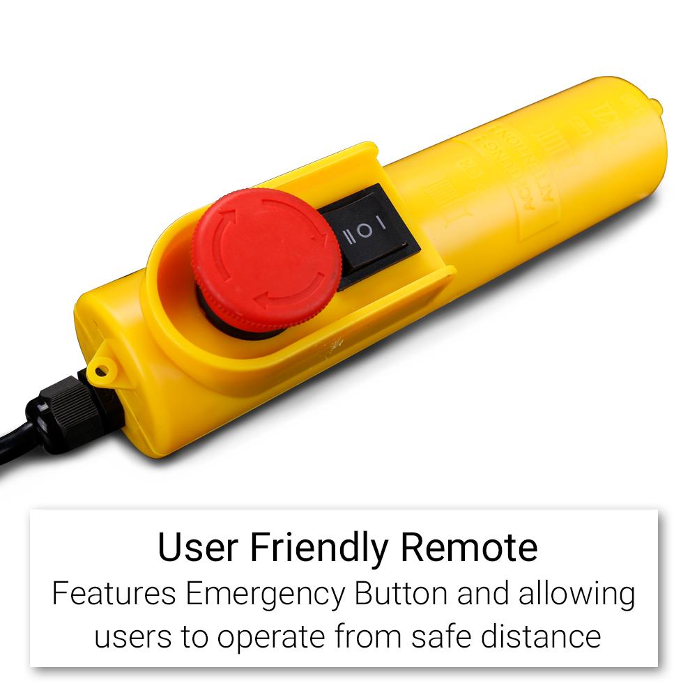 Bayer BCH500 1000W 250/500KG Electric Rope Hoist