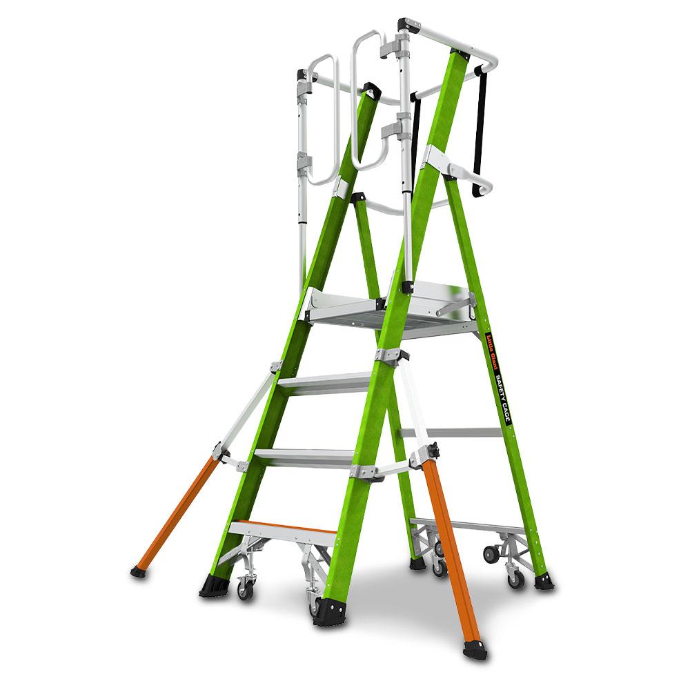 Little Giant Ladder Systems 19704-146 1.19m 170kg Fibreglass Enclosed ...