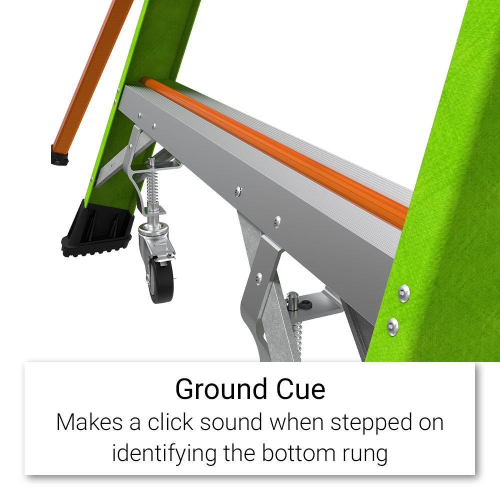 Little Giant Ladder Systems 19704-146 1.19m 170kg Fibreglass Enclosed ...