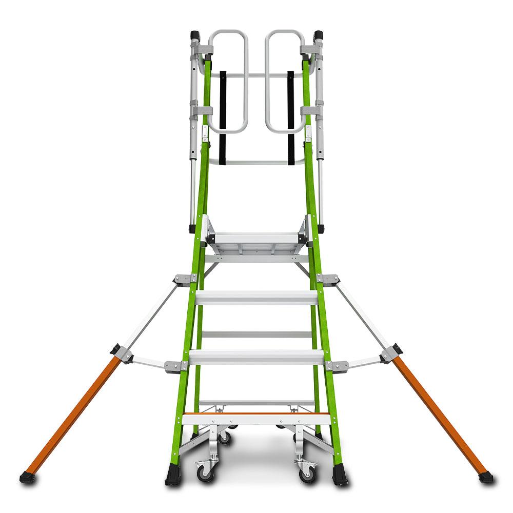 Little Giant Ladder Systems 19704-146 1.19m 170kg Fibreglass Enclosed ...