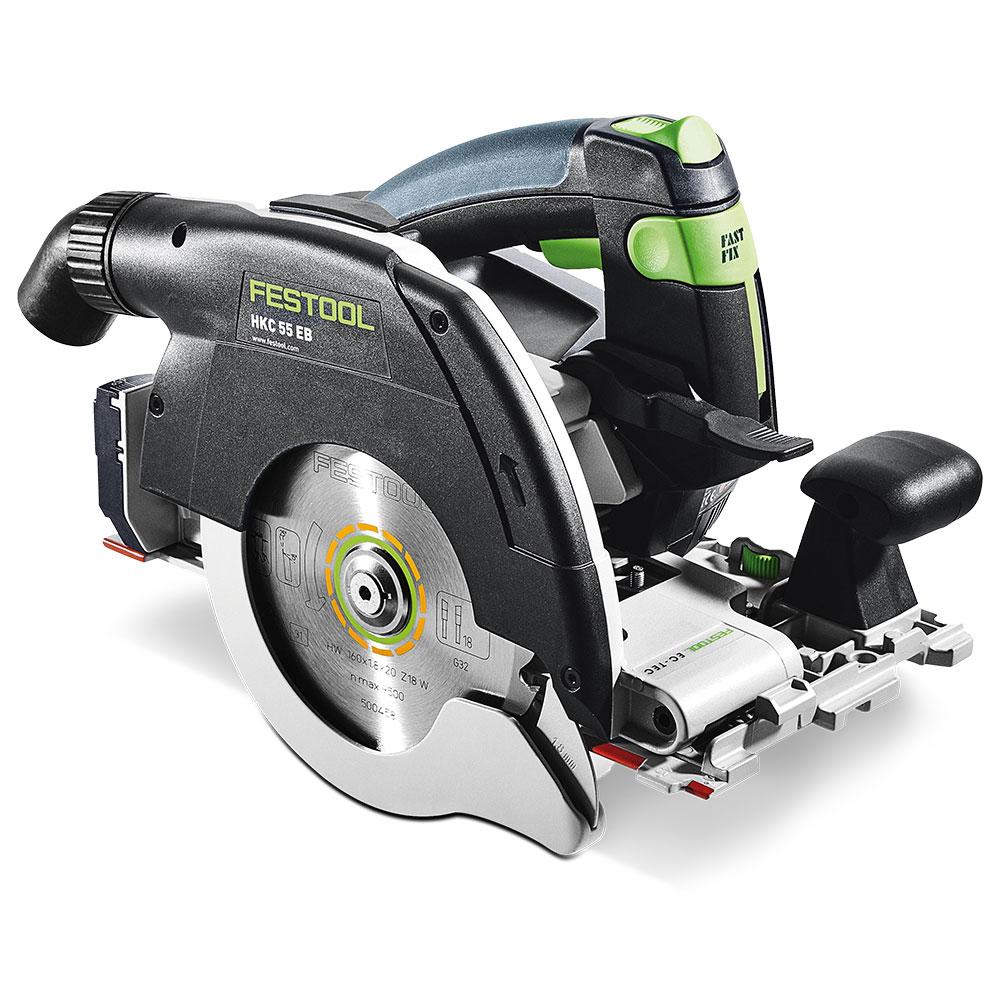 Festool HKC 55 EB-Basic (576163) 18V 160mm Cordless Circular Saw Basic ...