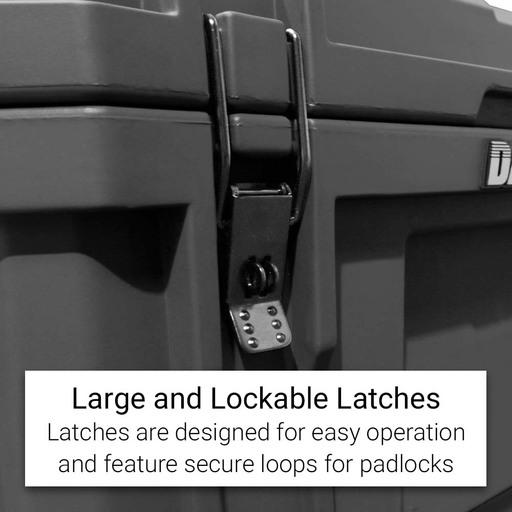 Daytona D95SCB 95L Grey Heavy Duty Low Slimline Cargo Case Box