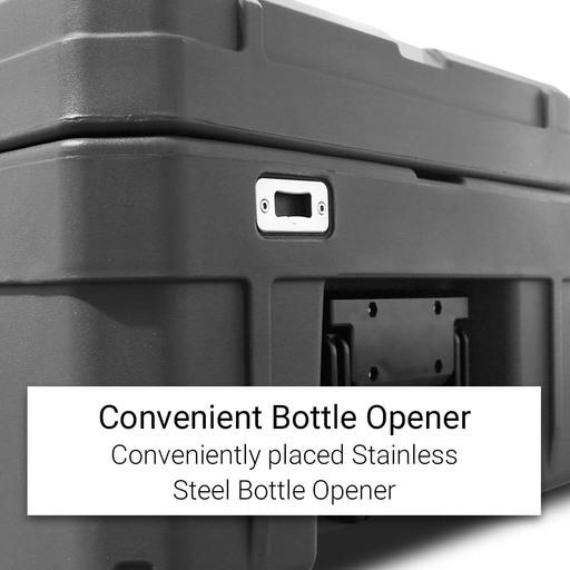 Daytona D128SCB 128L Grey Heavy Duty Low Slimline Cargo Case Box with ...