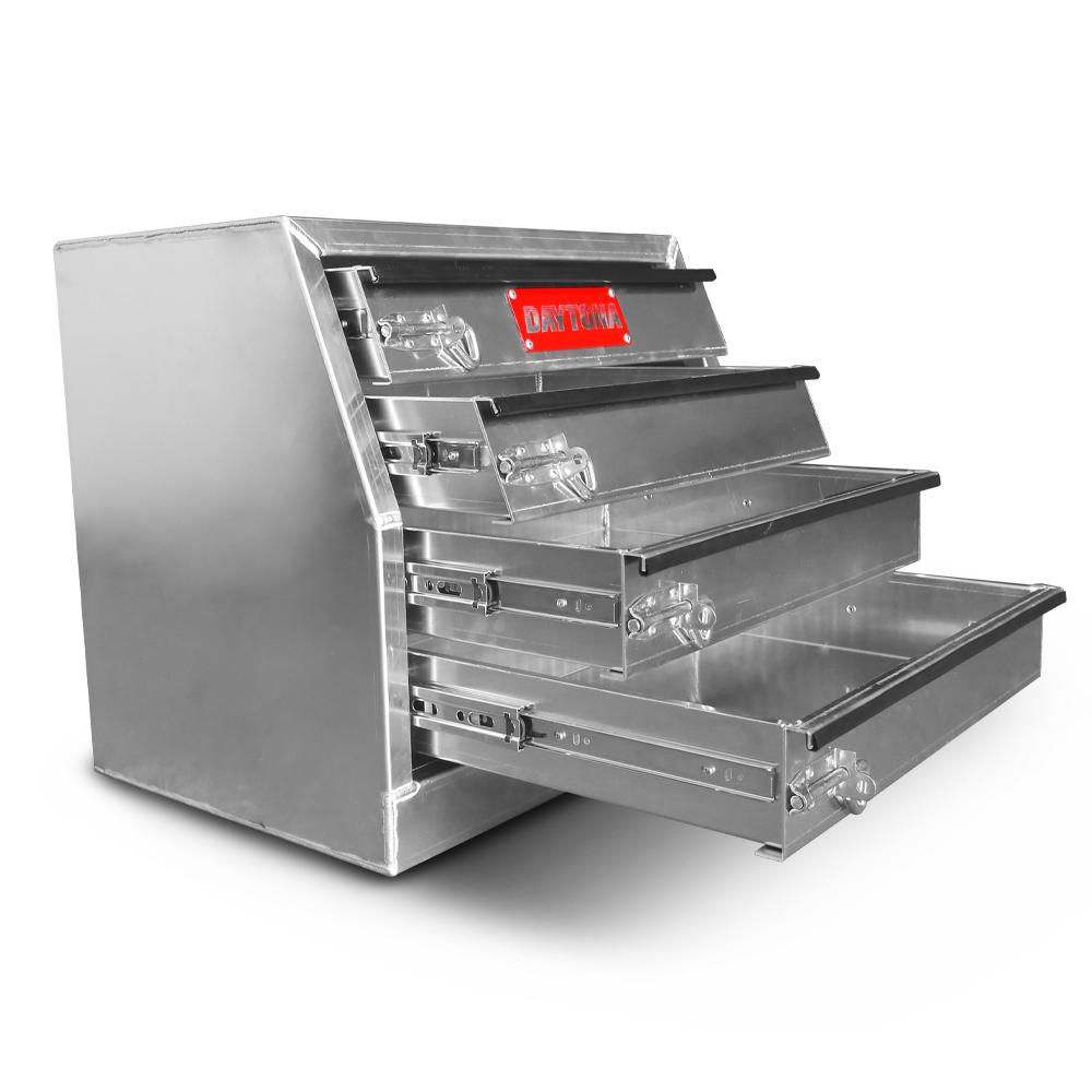 Daytona D58FTB4 4 Drawer 2mm Aluminium Flat Plate Tool Chest Top Box