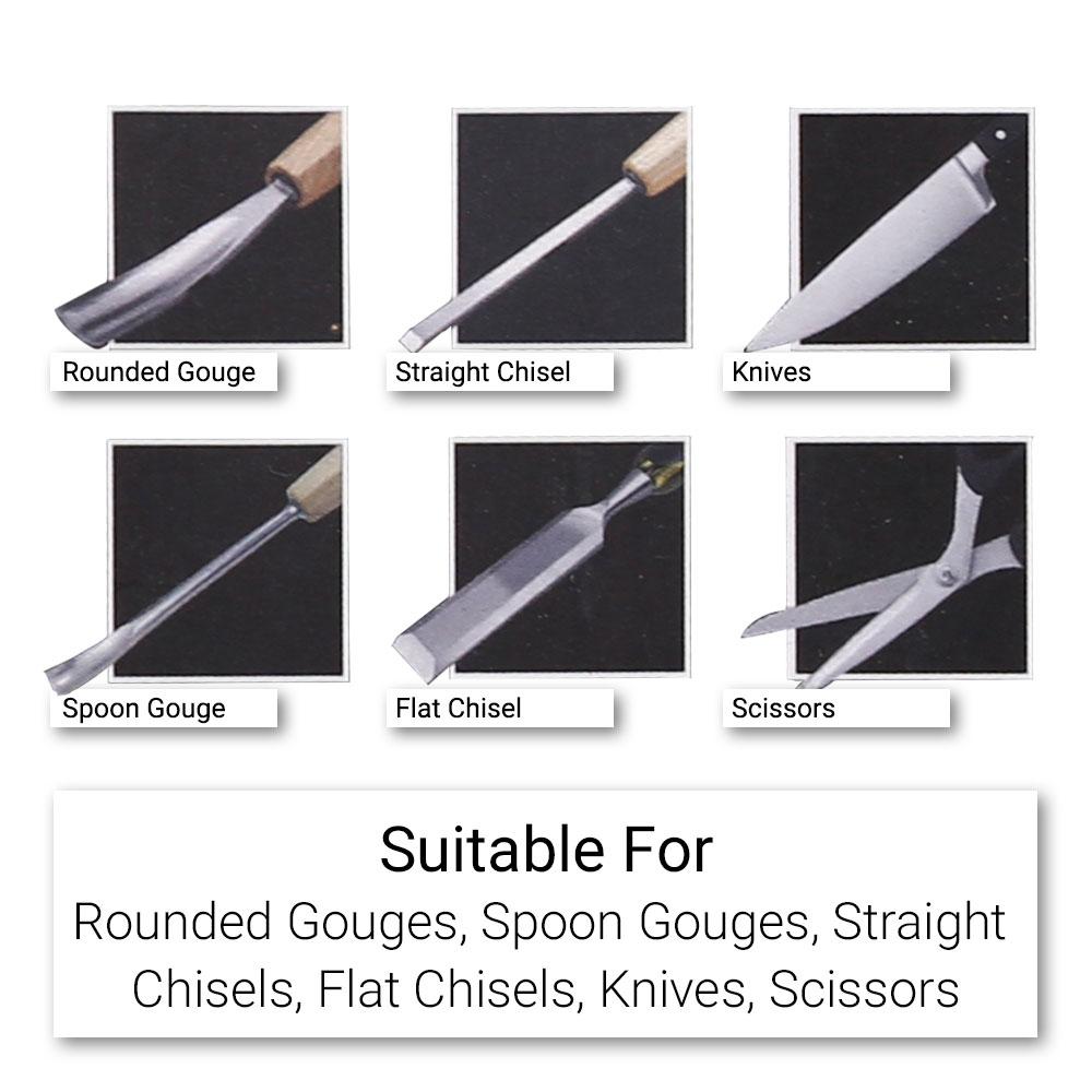 Techsmart TOS200 200MM 120/240 Grit Bench Oil Stone Sharpener