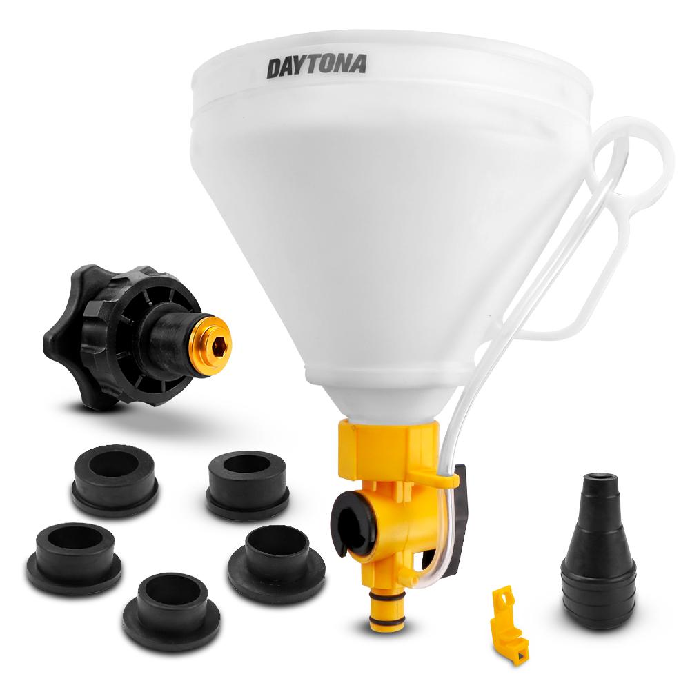 Daytona D8CRFS 8pce Coolant Refilling Funnel Set With Seal Adaptors