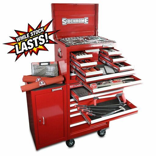 Sidchrome Tool Box | Sidchrome Mechanical Tool Chest Trolley Kits ...