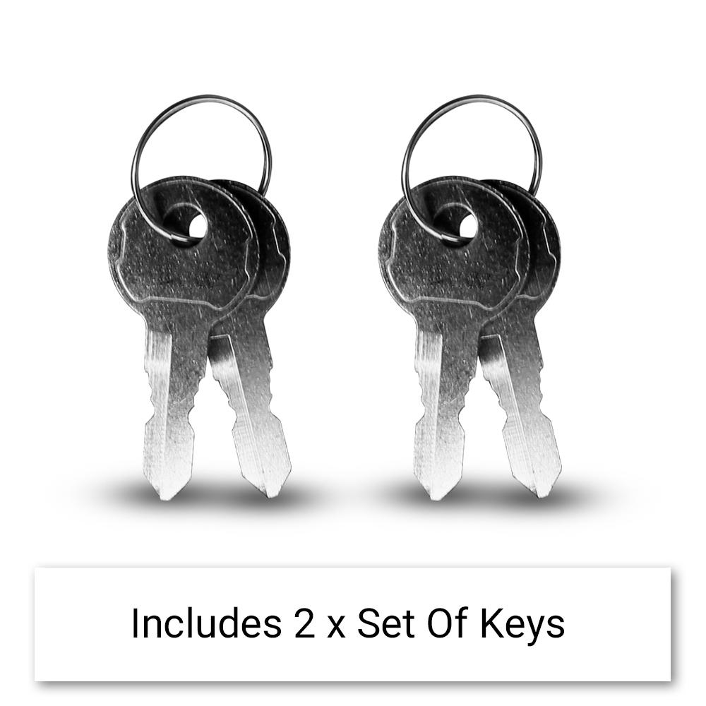 Sydney Tools STBIL1700 2.0mm 1700 x 820 x 530mm Half Lid Black ...